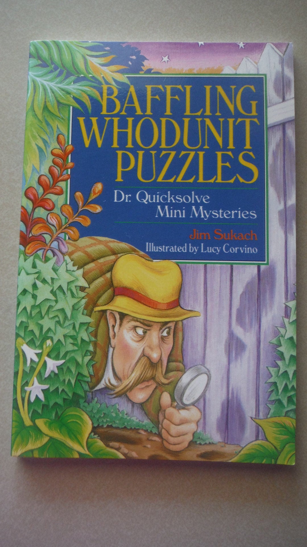 Baffling Whodunit Puzzles Dr. Quicksolve Mini Mysteries by Jim Sukach ...