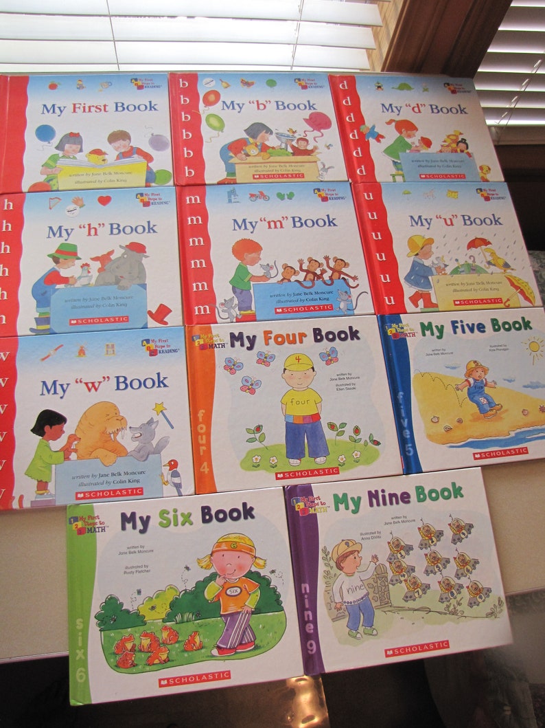 7-my First Steps Into Reading, 4-my First Steps Into Math Books by Jane ...