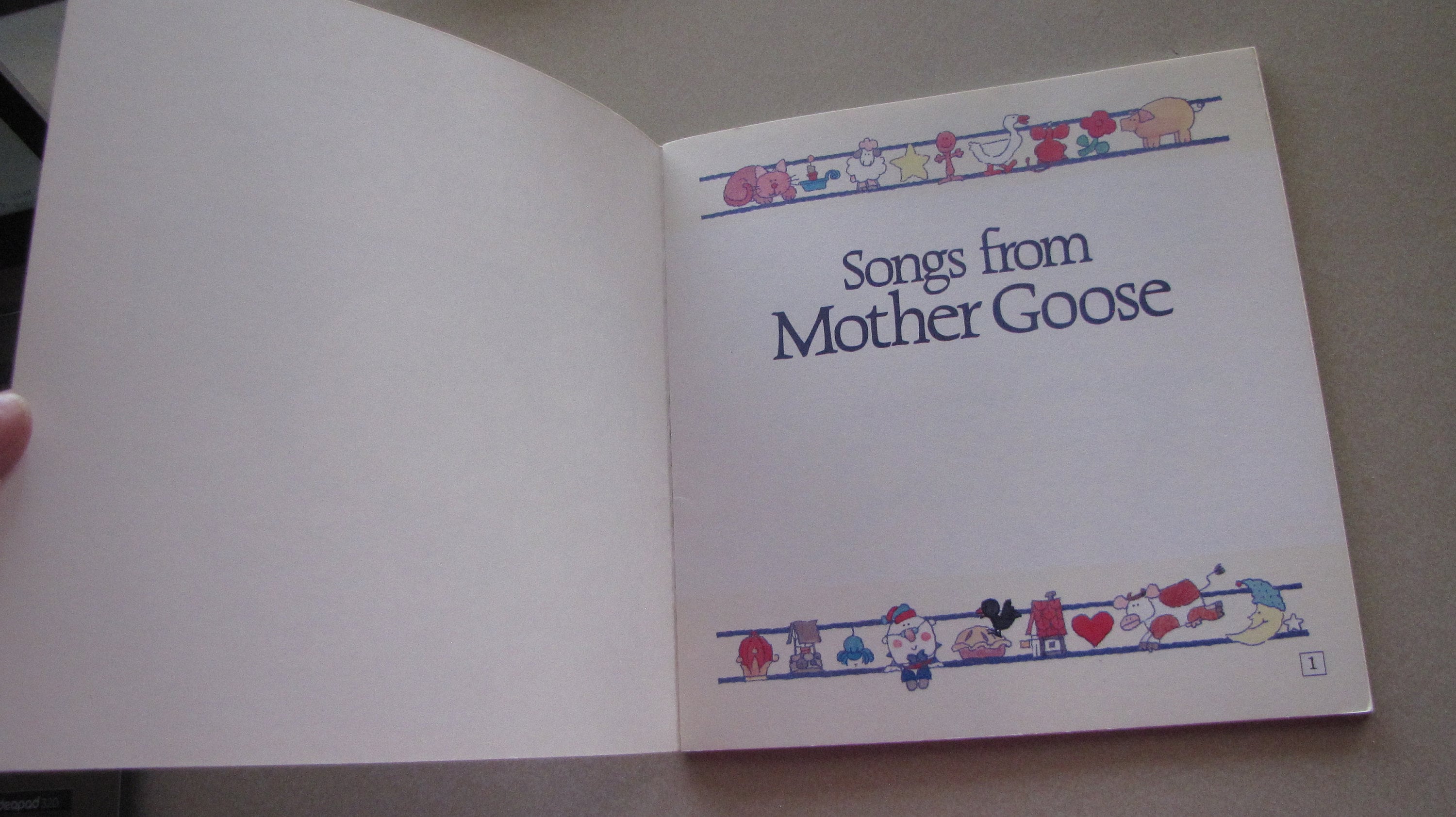 Songs From Mother Goose, Illustrated by Don Page, Paperback 1986 - Etsy