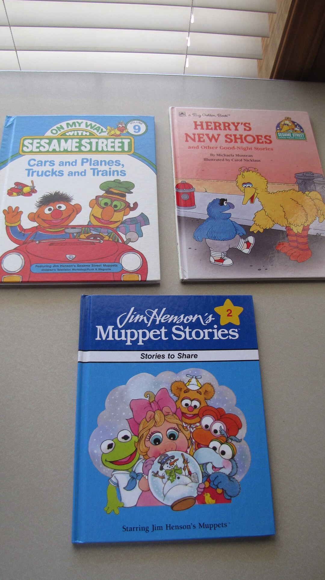 3-sesame Street/ Muppet Books, Henry's New Shoes, on My Way With Sesame ...