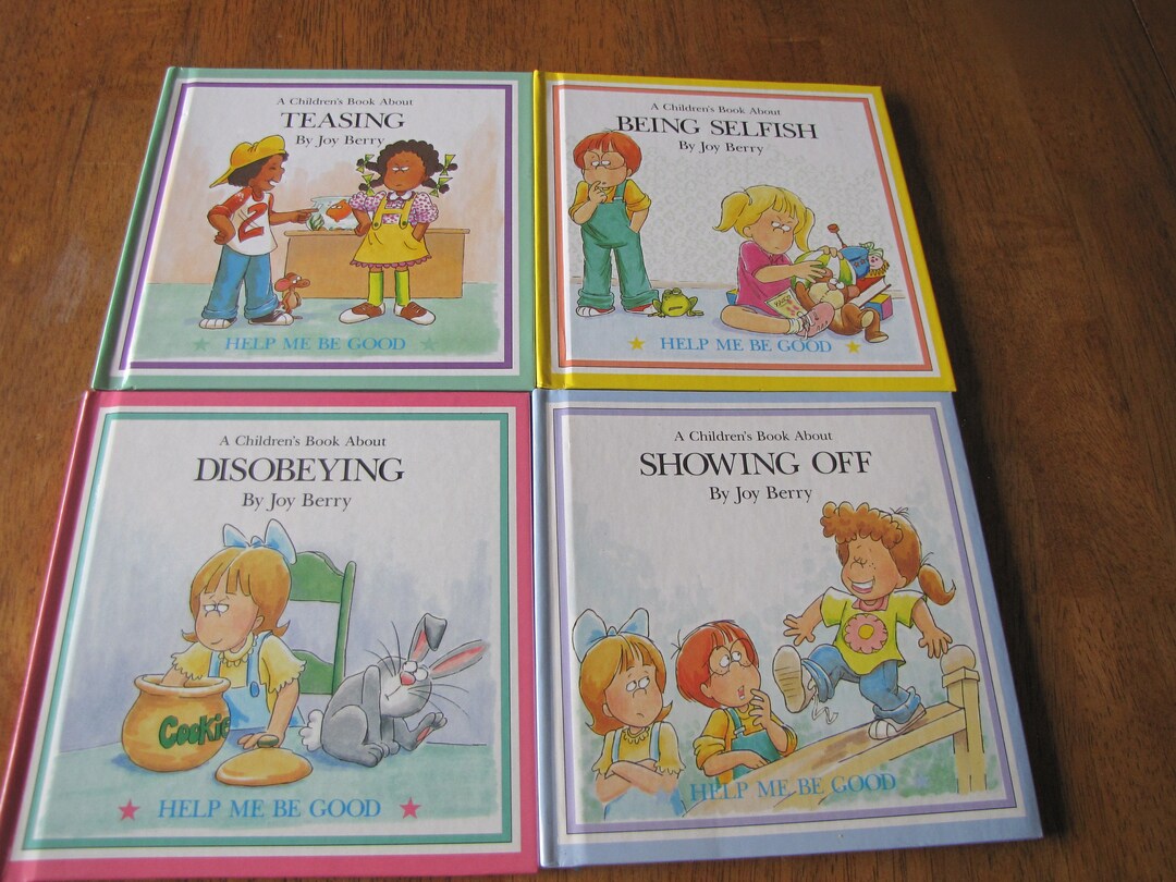 4-books by Joy Berry, A Children's Book About Showing Off/being Selfish ...
