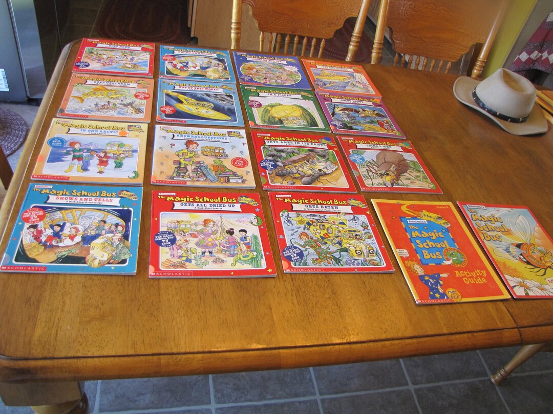 15-magic School Bus Books, Plus 2- Activity Guides, Total 17-books ...