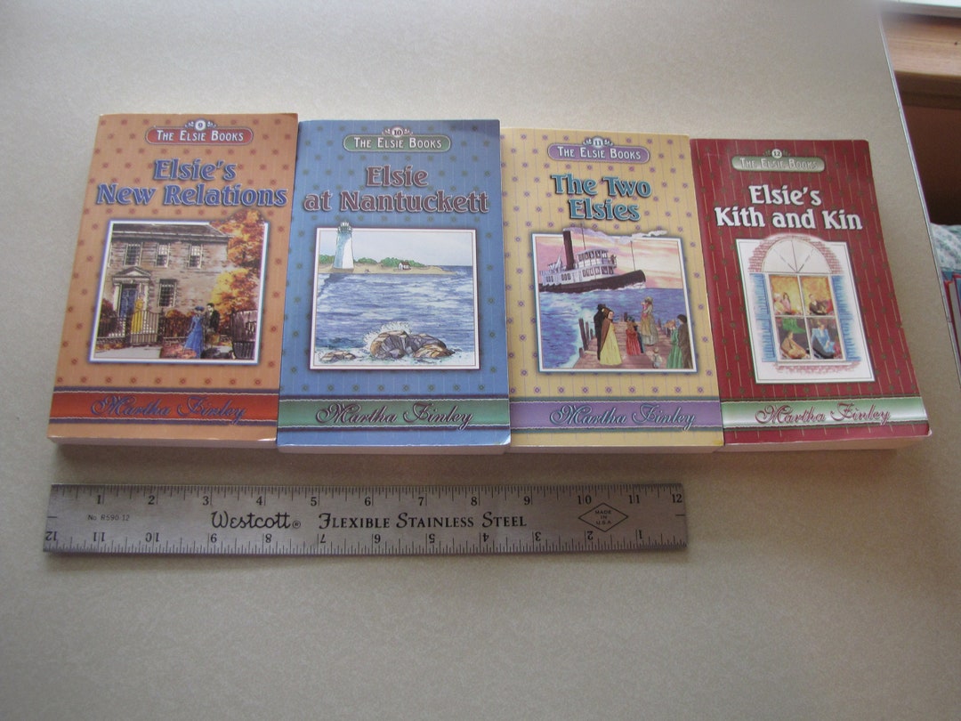 4-the Elsie Books, Books 9,10,11,12 by Martha Finley, Elsie's New ...