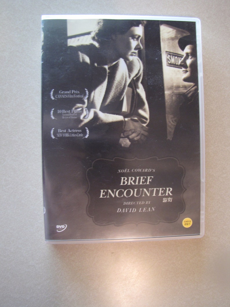 Noel Coward's Brief Encounter, Vintage Movie on DVD - Etsy