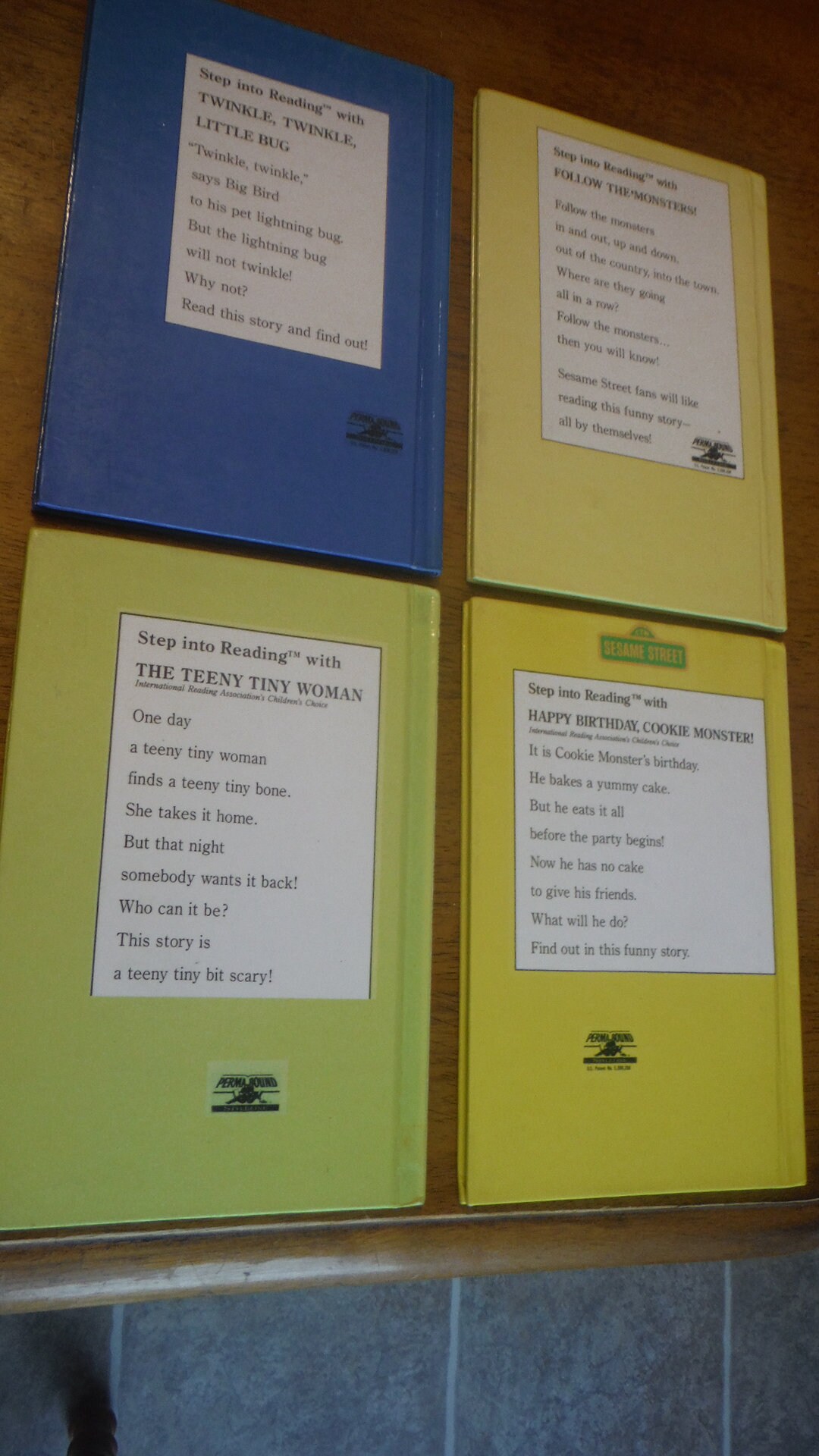 4 Step Into Reading Books Follow the Monsters Twinkle - Etsy UK