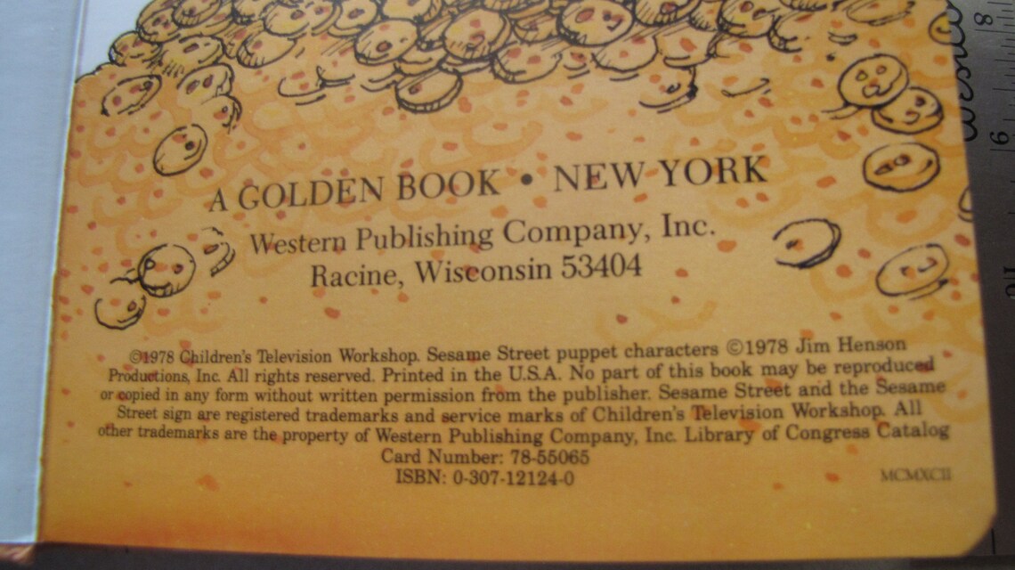 Who Am I? Sesame Street, A Golden Sturdy Book, 1978 - Etsy