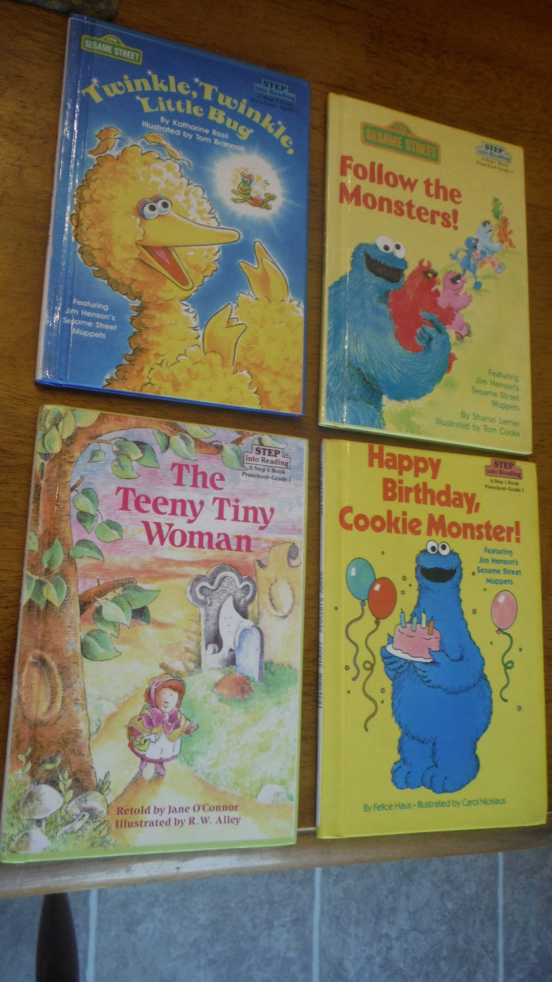 4- Step Into Reading Books, Follow the Monsters!, Twinkle, Twinkle ...