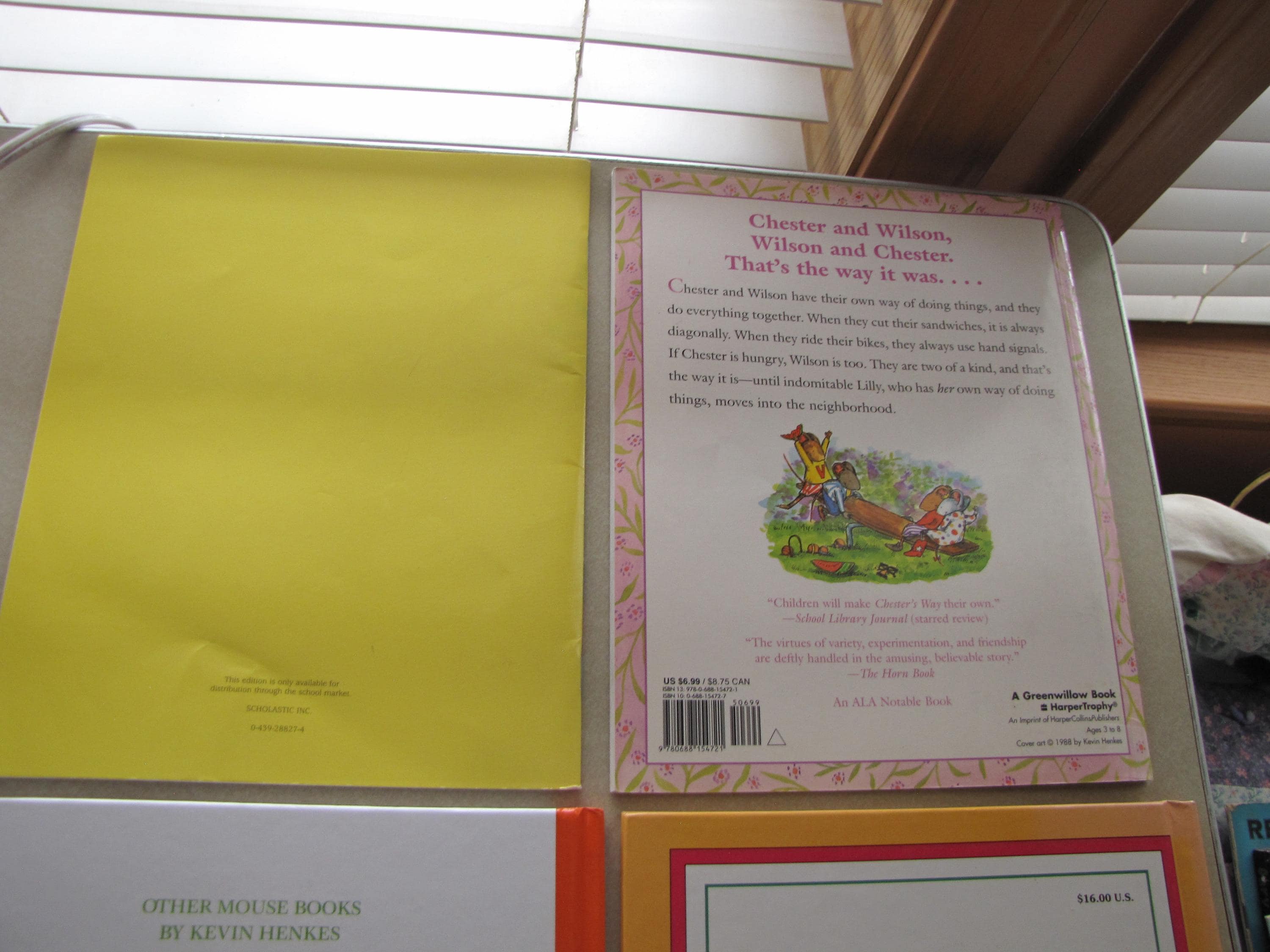 4-kevin Henkes Children's Books, Lilly's Purple Plastic Purse/ Wemberly ...