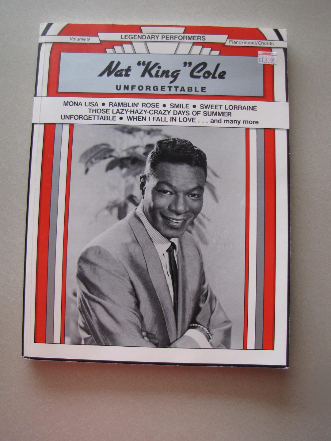 Nat "king" Cole Unforgettable Vol.9, Piano-vocal-chords, Sheet Music ...