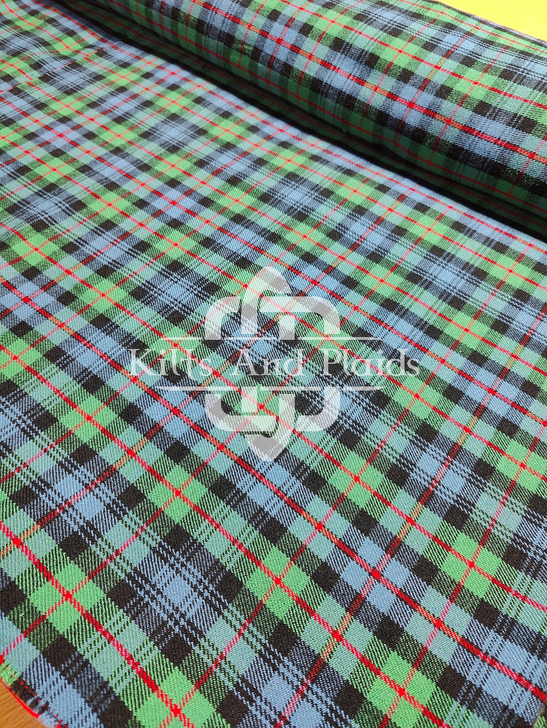 Murray of Athol Ancient Tartan - Homespun 16 Oz Tartan Fabric - Machine Washable - 54 Inches ...