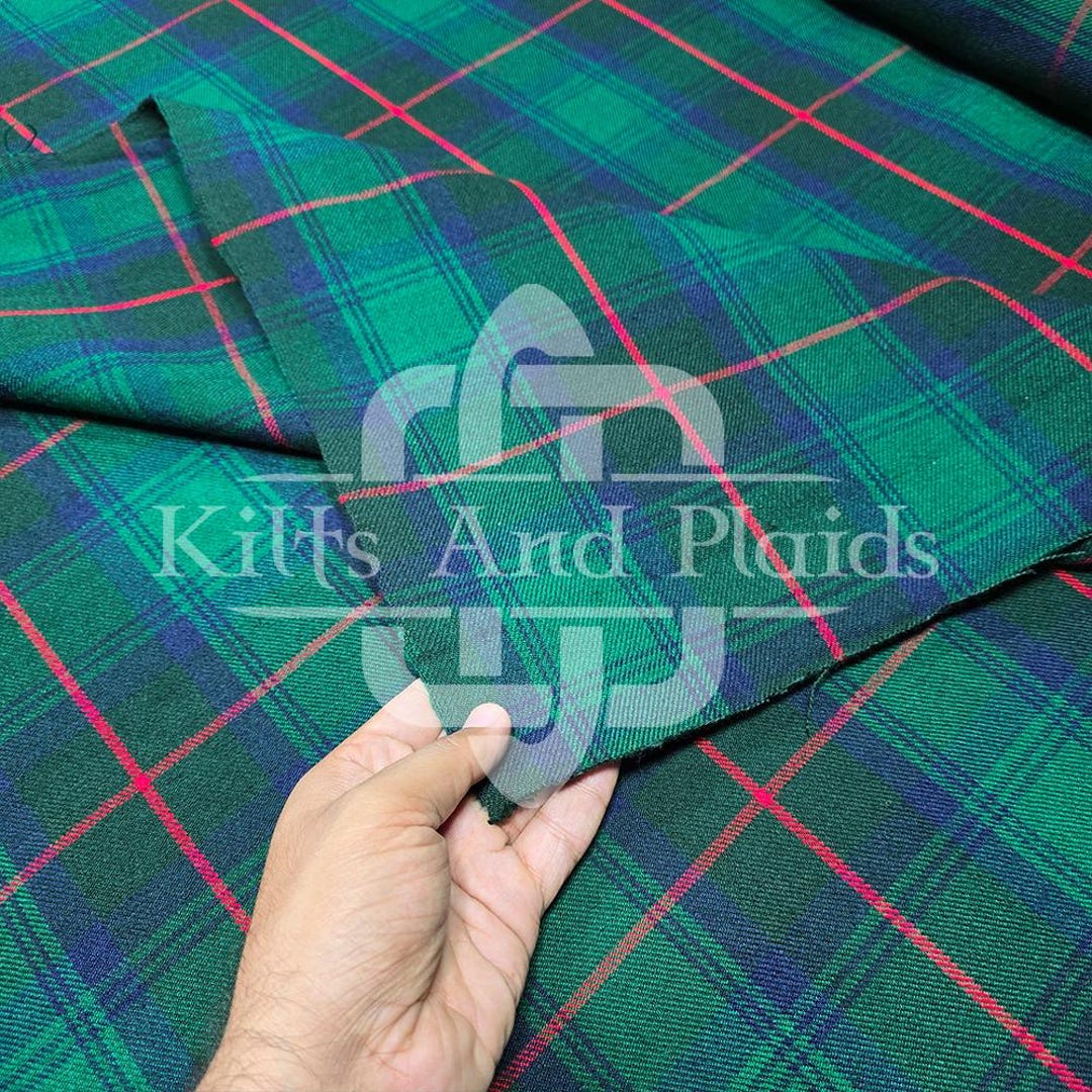 Cranston Tartan - Homespun 100% Acrylic Tartan Fabric - Machine ...