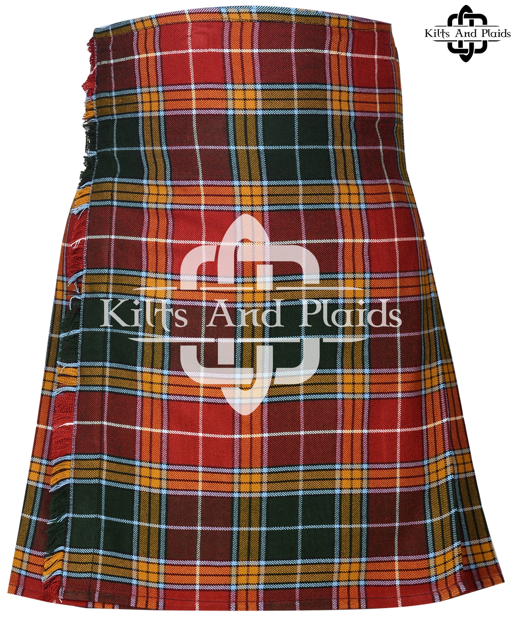 Buchanan Ancient Tartan Scottish 8 Yard Traditional Highlander Kilt for ...