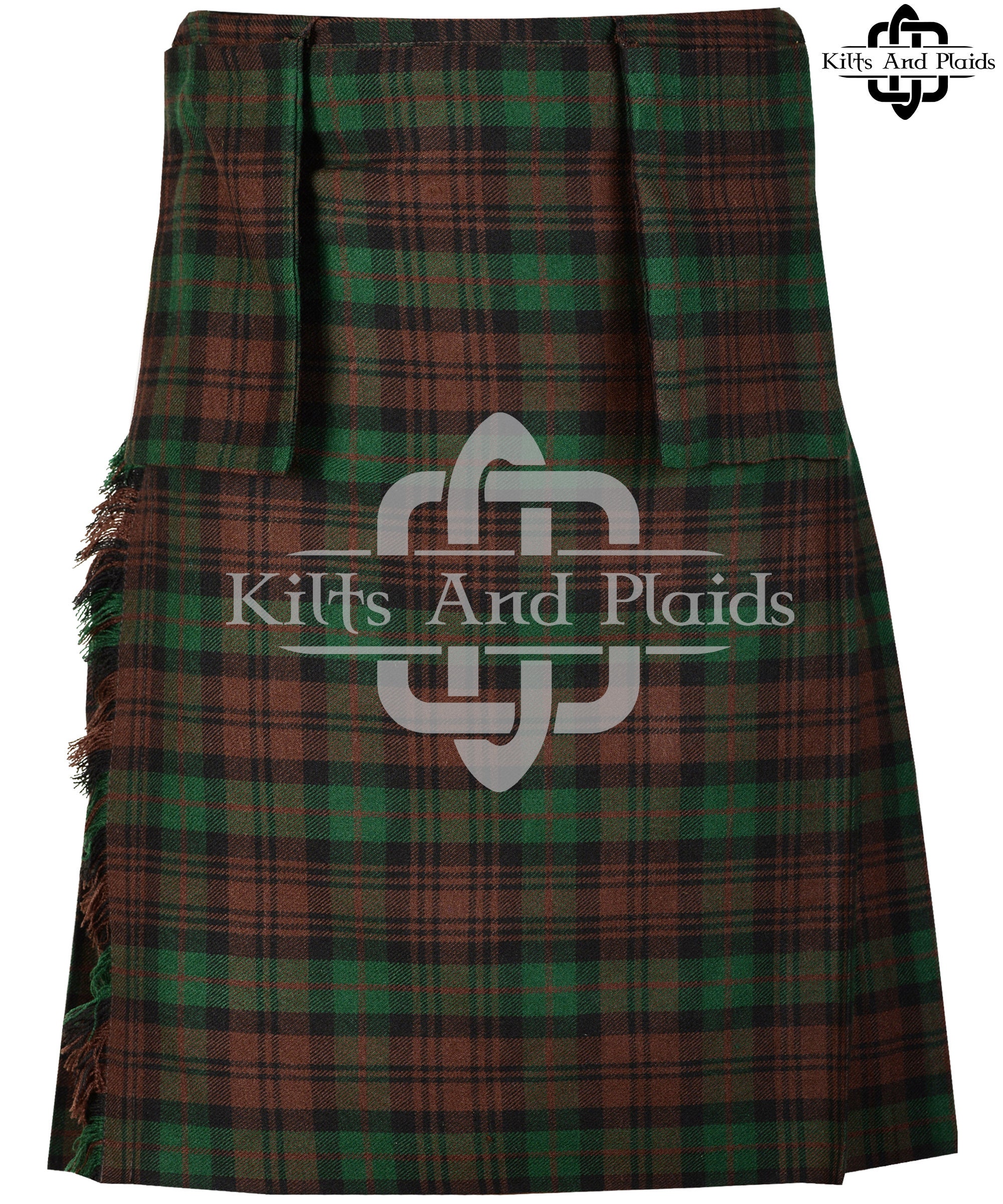 Brown Watch Tartan Scottish 8 Yard Traditional Highlander Kilt for Men ...
