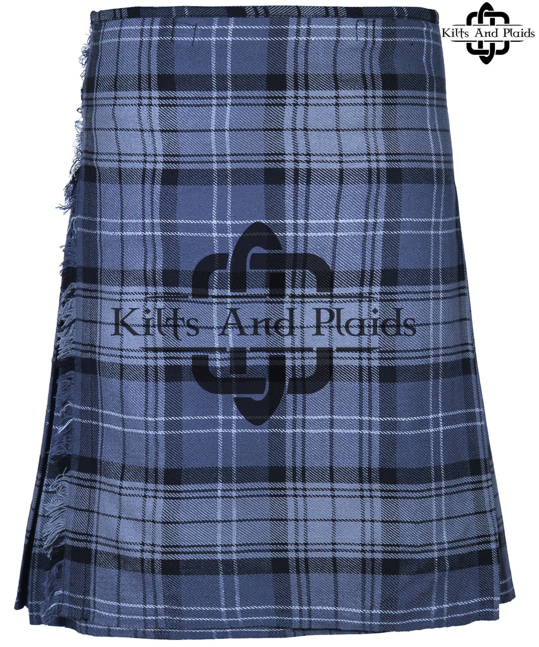 Hamilton Grey Tartan Scottish 8 Yard Traditional Highlander Kilt for ...