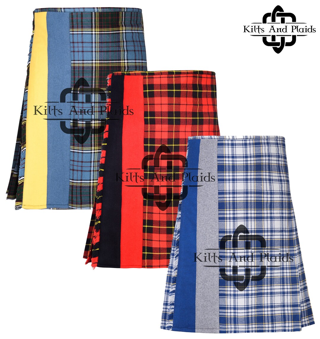 8 Yard Kilt - Scottish 16 Oz Heavy Tartan Kilt - Premium Tartan 8 Yard ...