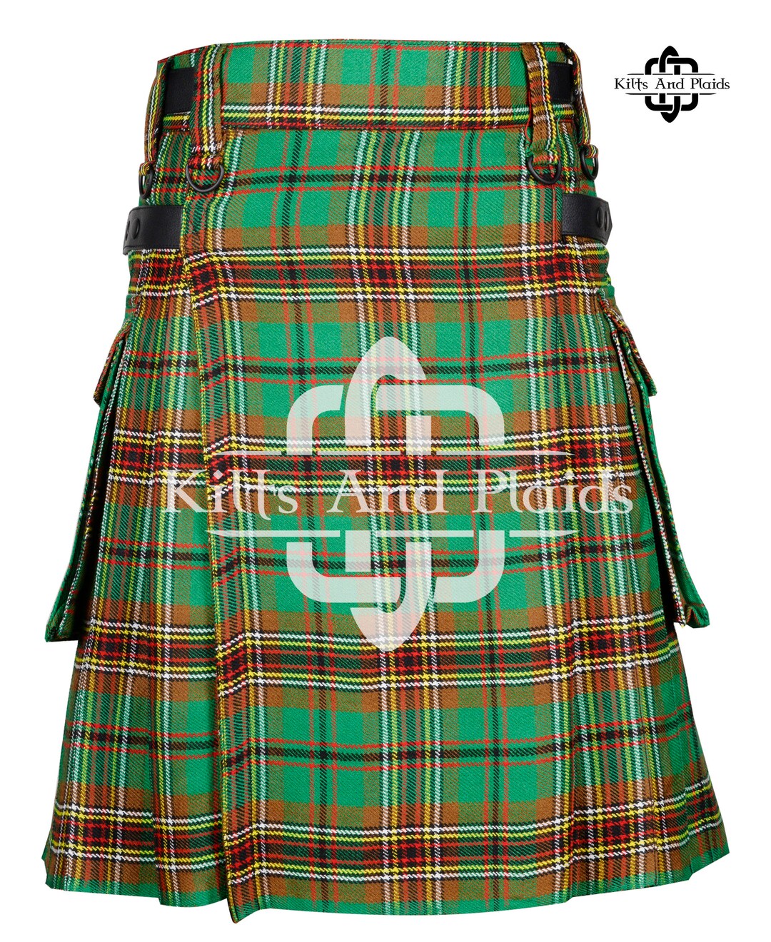 TARA MURPHY Scottish Tartan Utility Kilt Men's Utility Kilt - Modern Utility Kilt for Men ...