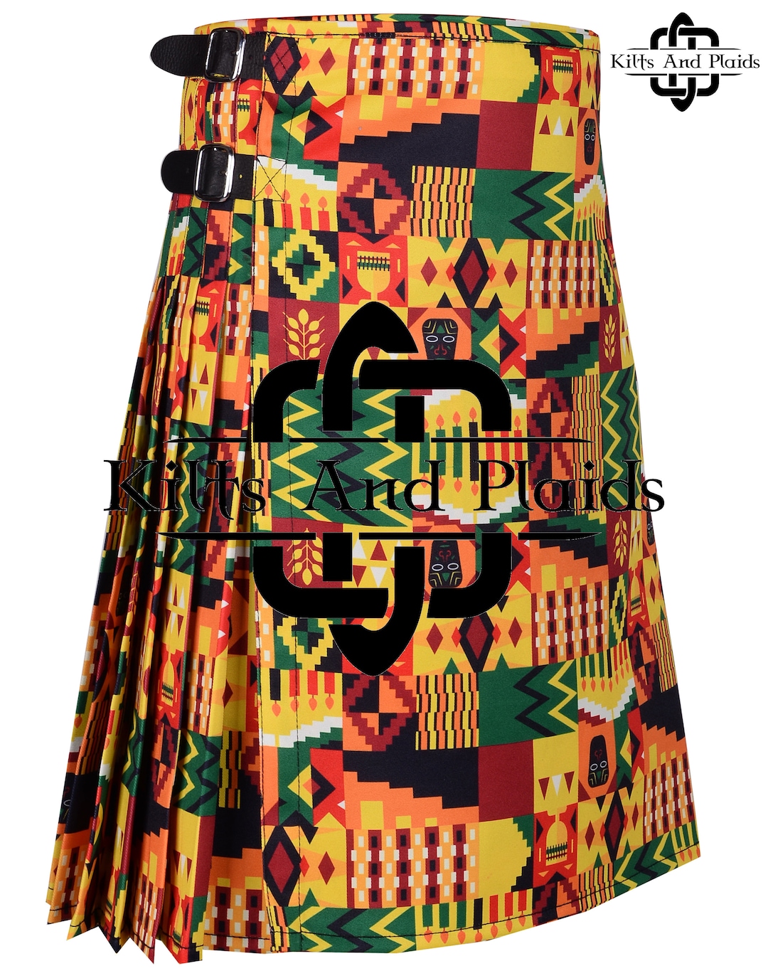 African Zulu Pride Kilt - Black Pride Kilt - African Theme Clothing ...