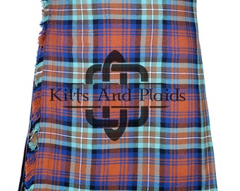 Brown Watch Tartan Scottish 8 Yard Traditional Highlander Kilt for Men ...