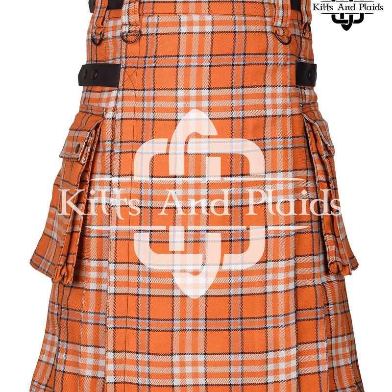 Utility Kilt Orange - Etsy