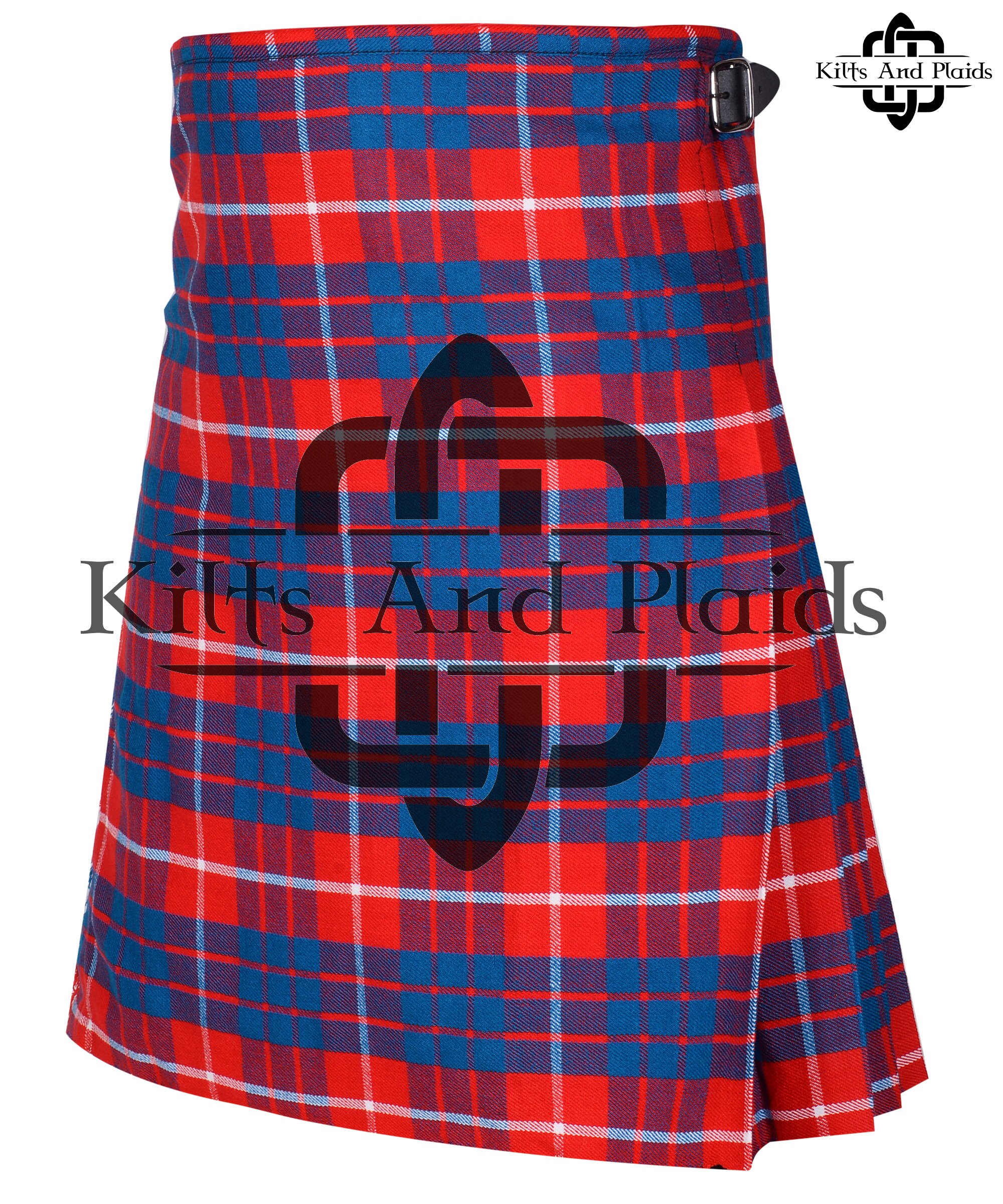 Hamilton Red Tartan Scottish 8 Yard Traditional Highlander Kilt for Men ...