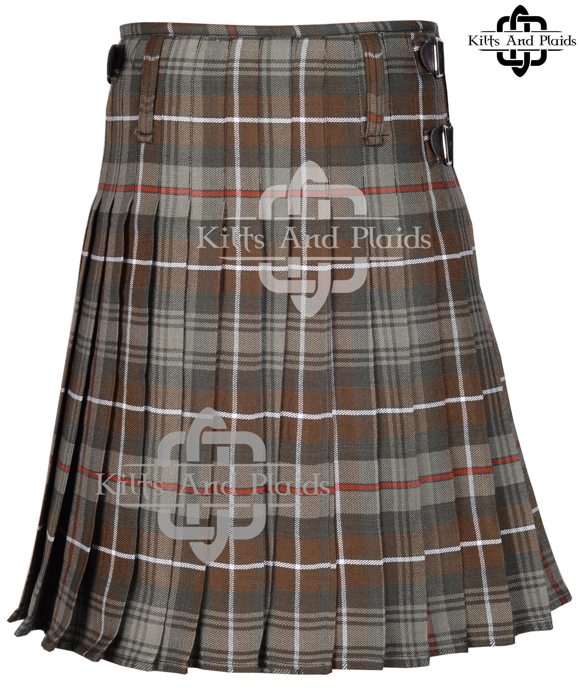 Mackenzie Weathered Tartan Scottish 8 Yard Traditional Highlander Kilt ...