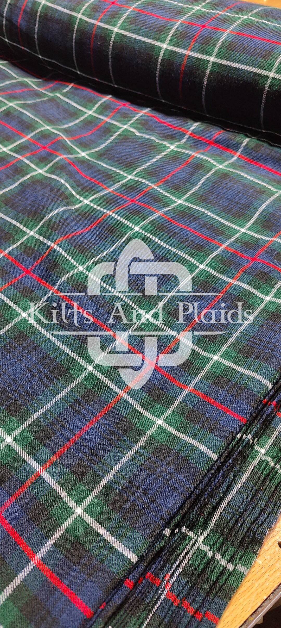 Mackenzie Modern Tartan - 100% Acrylic Homespun 16 Oz Tartan Fabric ...