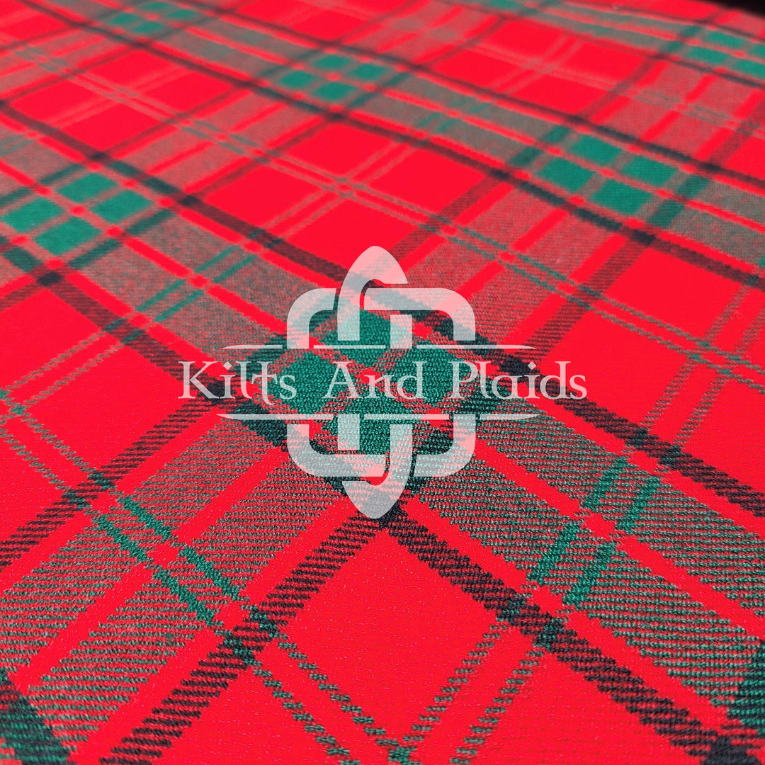 Scottish Rose Tartan - Homespun 100% Acrylic 16 Oz Tartan Fabric ...