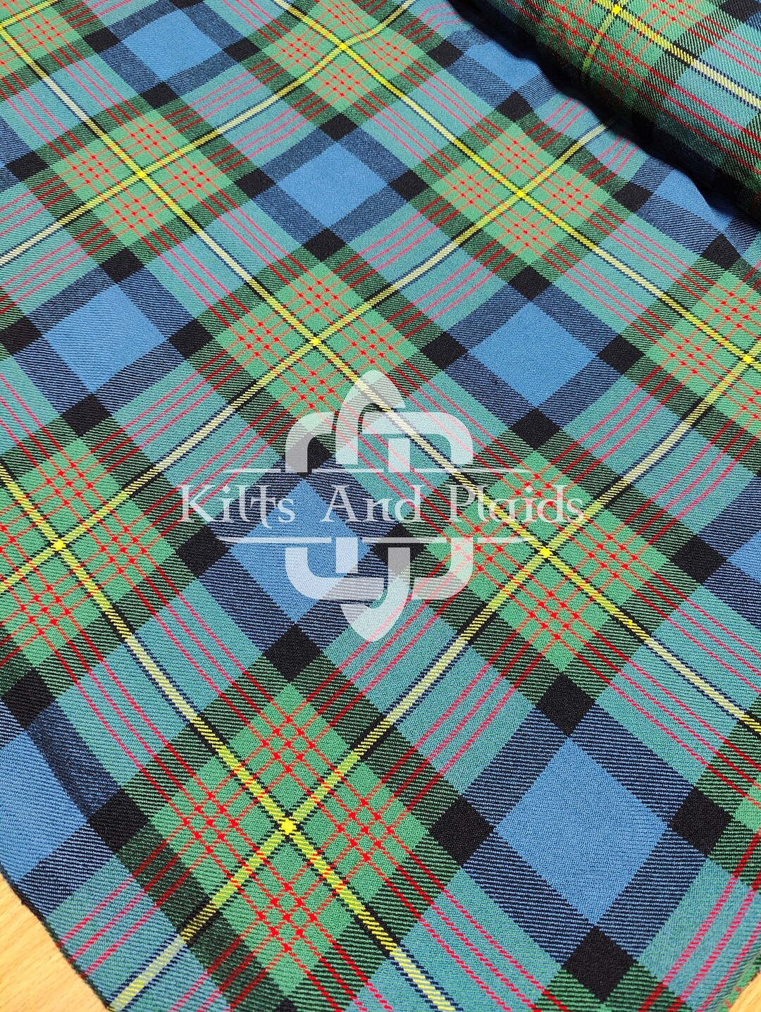 Muir / Moore Tartan - Homespun 16 Oz Tartan Fabric - Machine Washable ...