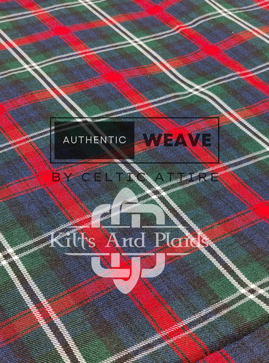 Sutherland Tartan - Homespun 100% Acrylic Tartan Fabric - Machine ...