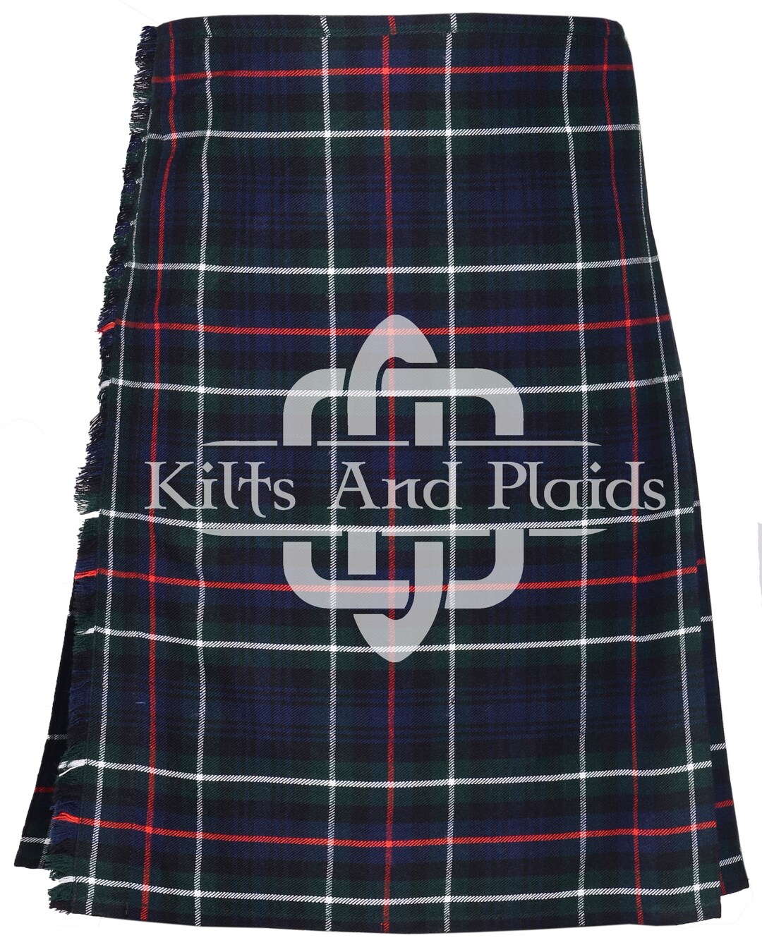 Mackenzie Tartan Scottish 8 Yard Kilt - Traditional Highlander Kilt for ...