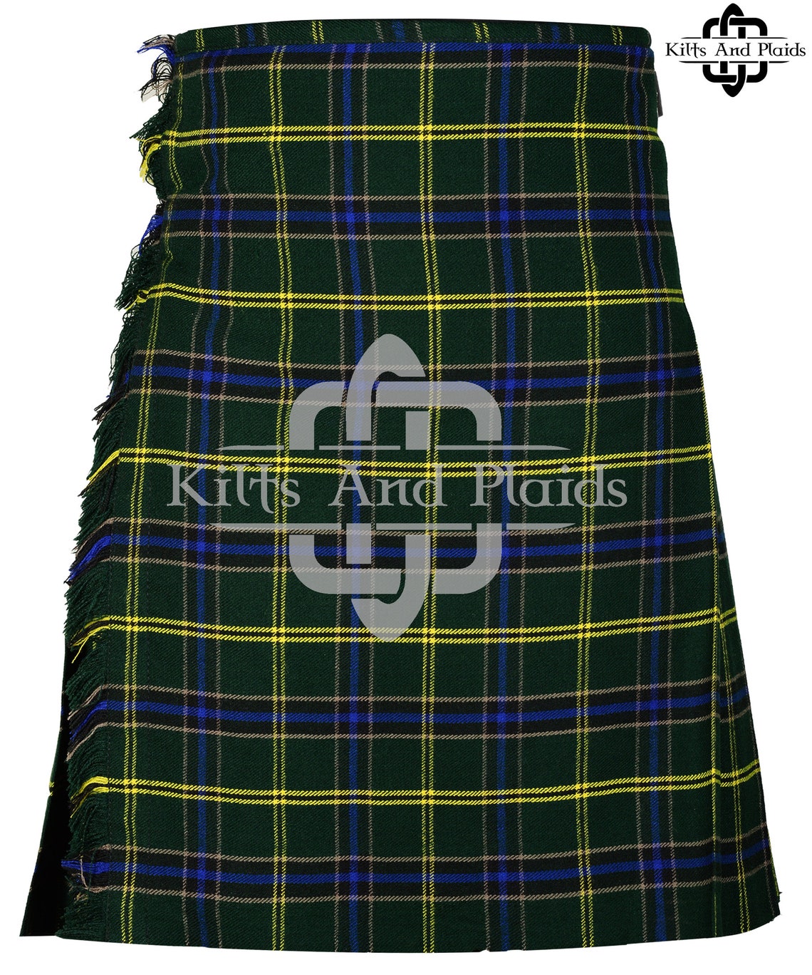 US Army Tartan Scottish 8 Yard Kilt Traditional Highlander Kilt for Men 16 Oz Tartan Made to ...