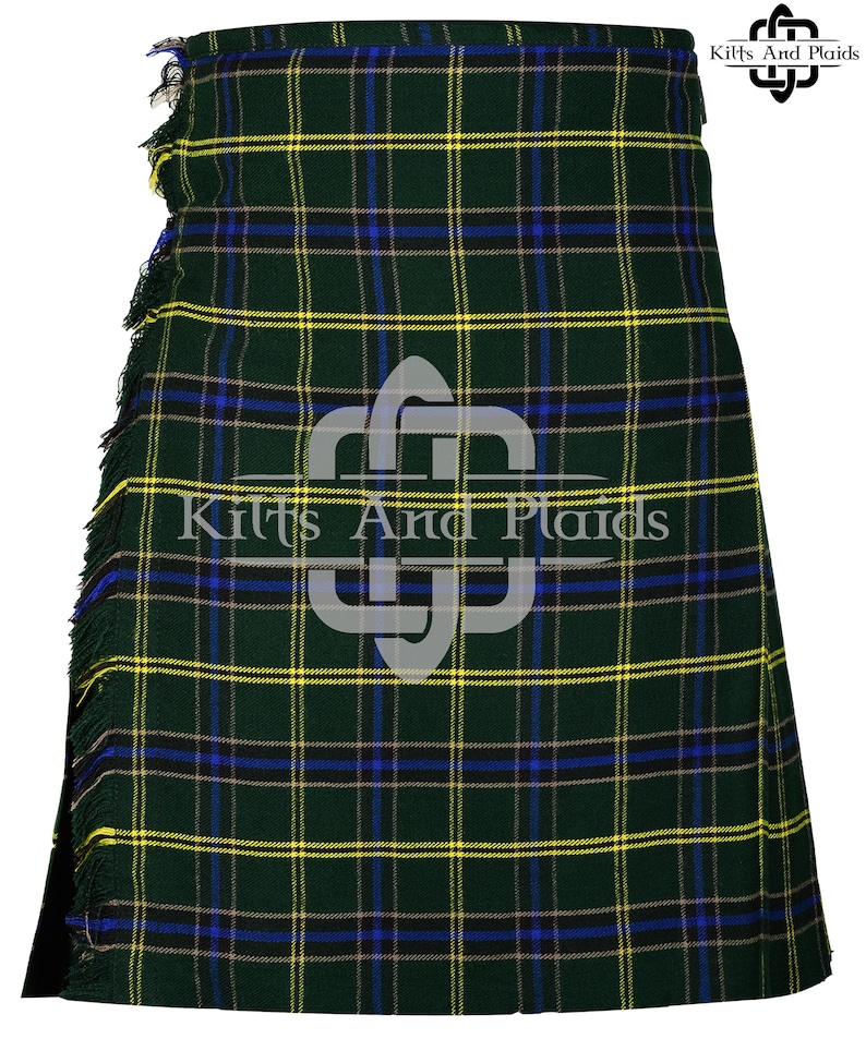 US Army Tartan 8 Yard Highland Kilt – Traditional Scottish Kilt for Men ...
