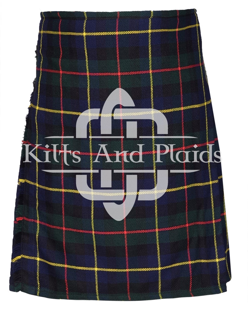 Macleod of Harris Tartan Scottish 8 Yard Kilt Traditional Highlander Kilt for Men Made to Order ...