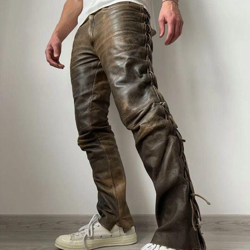Red Mens Cowboy Pants - Etsy