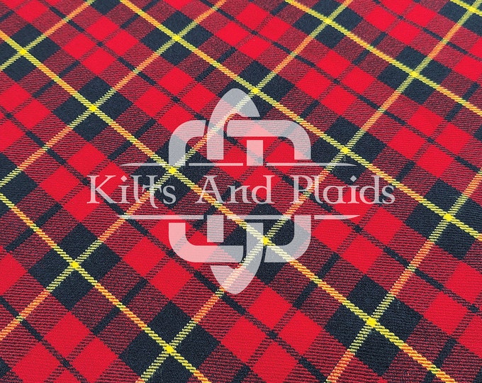 Wallace Fabric Wallace Clan Tartan 3 by Weavingmajor Wallace Red Black ...