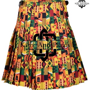 African Zulu Pride Kilt - Black Pride Kilt - African Theme Clothing ...