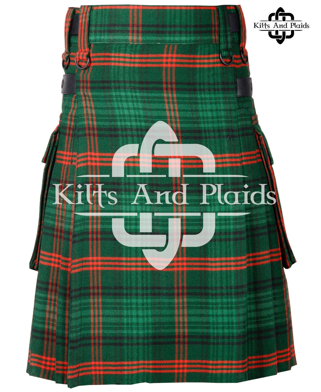 Ross Hunting Scottish Tartan Utility Kilt - Men's Utility Kilt - Modern ...