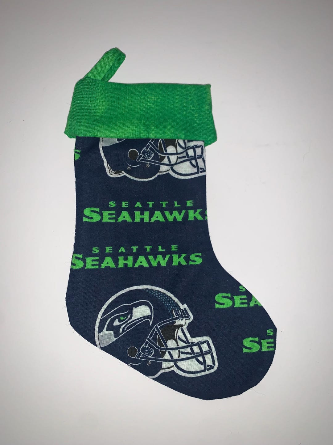 Mini Seahawks Helmet Stocking - Etsy