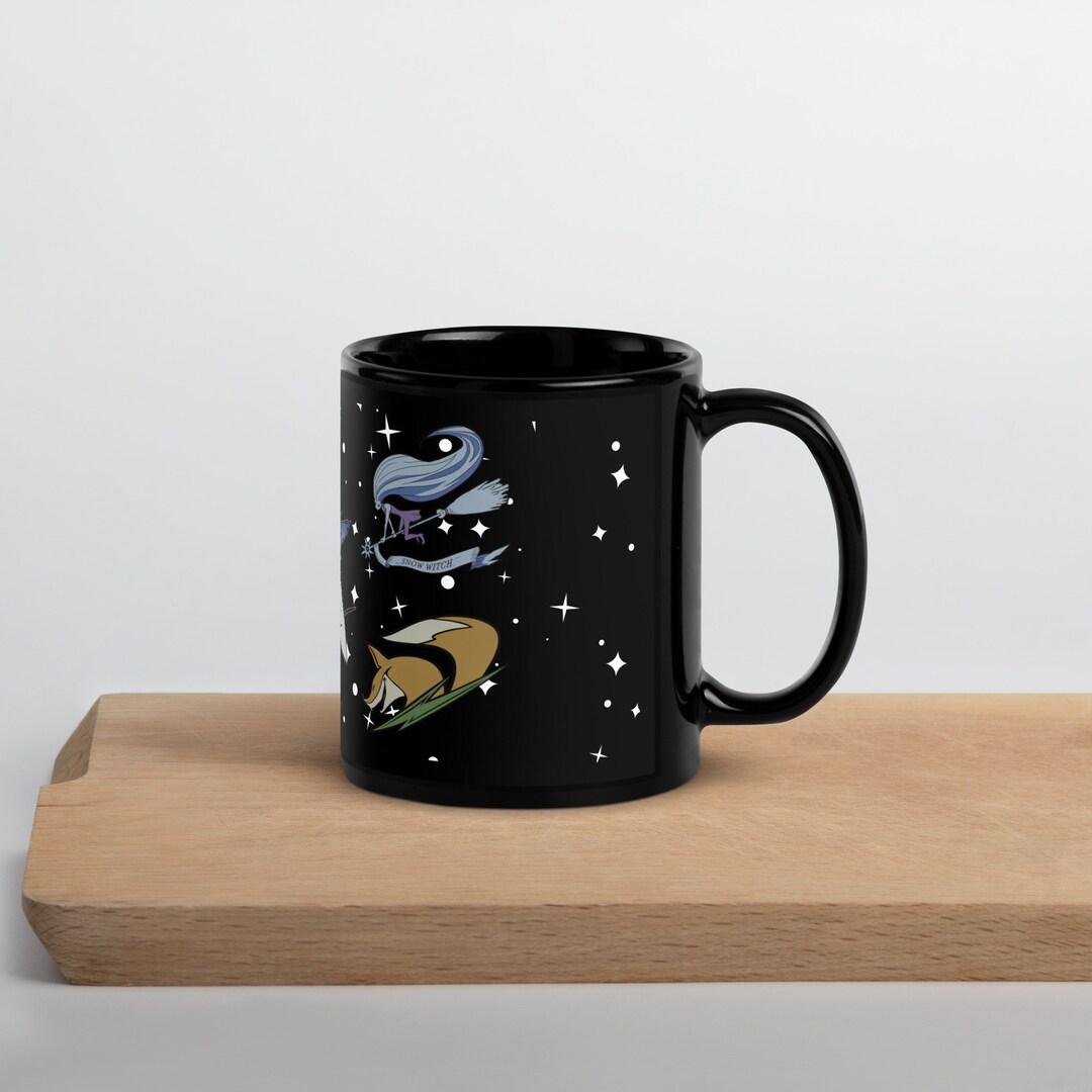 Skeleton No Head Crew V2 Black Glossy Mug - Etsy