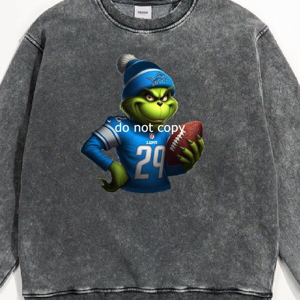 Detroit Lions Screen Print - Etsy