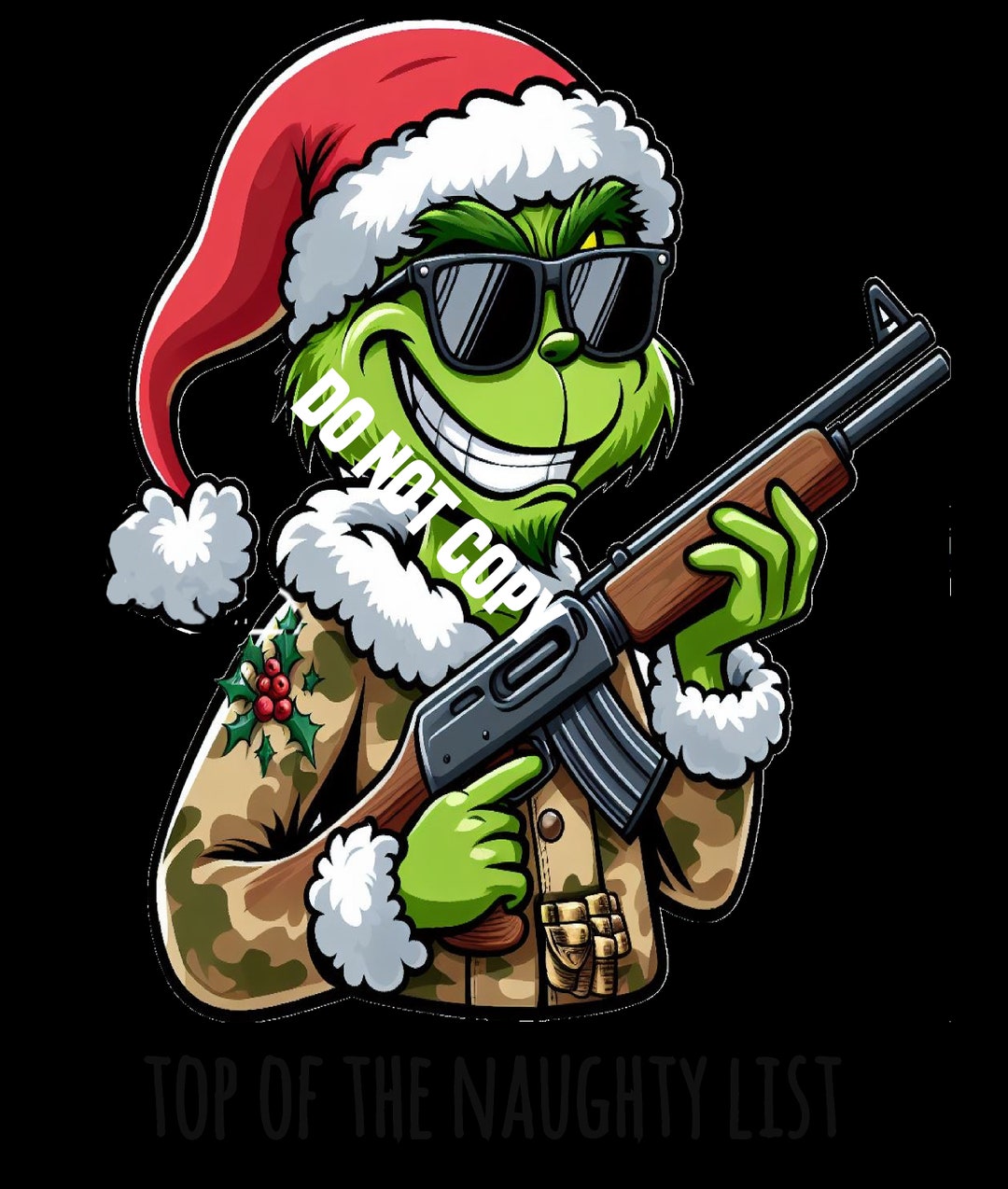 Deer Hunter Grinch Png File Only for Sublimation or Dtf - Etsy