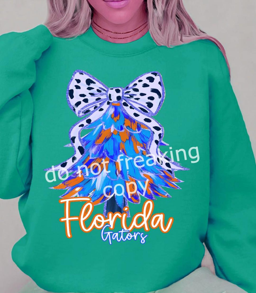 Florida Gator Christmas Tree Download Png File for Sublimation or DTF ...