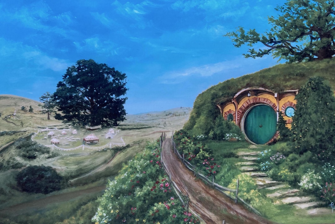The Shire | Lord of the Rings | 12x18 Print - Etsy