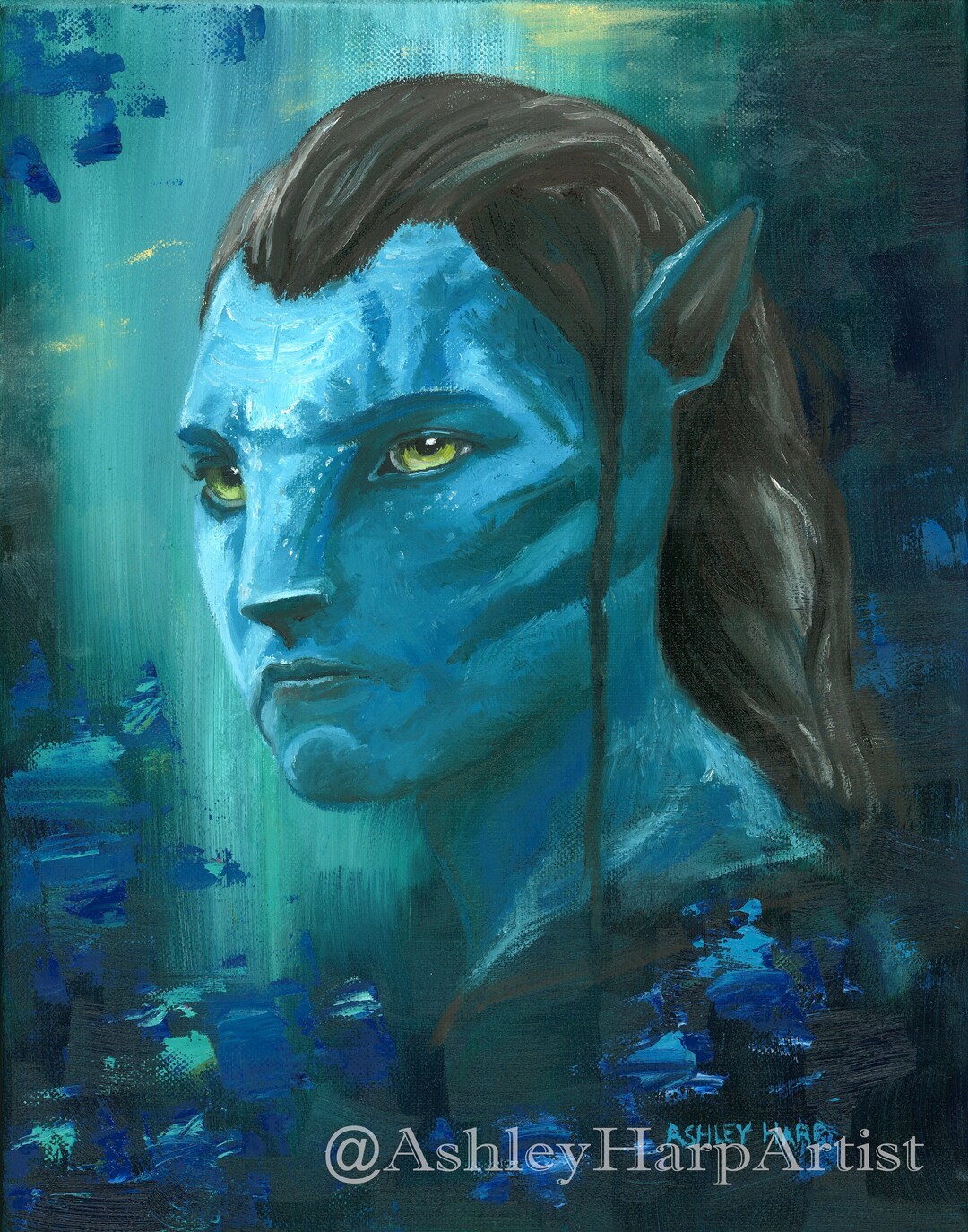 Avatar | Fan Art Print | Oil Painting - Etsy