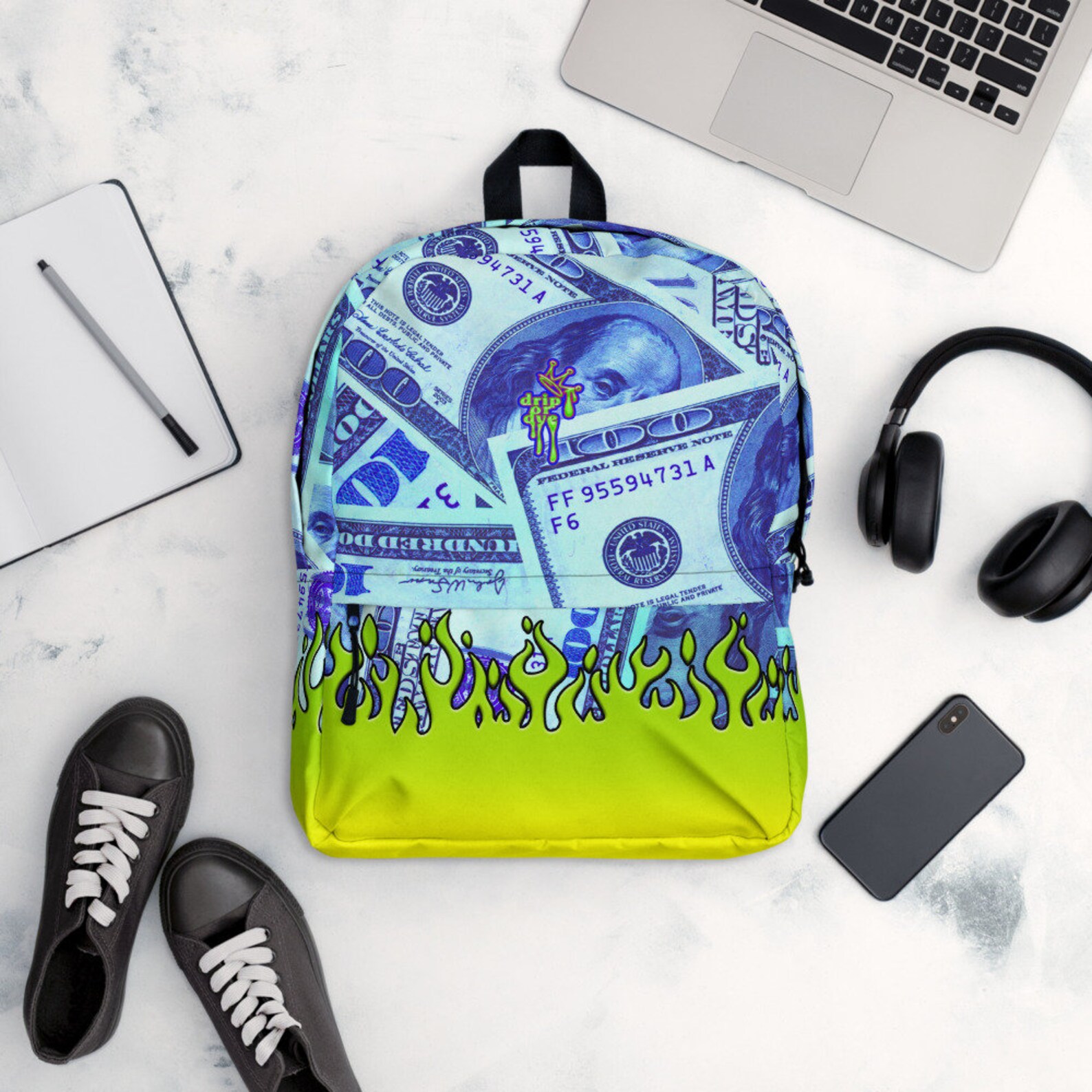 DRIP OR DYE Money Flames Cash 2 Burn Bag of Money Manifest - Etsy UK