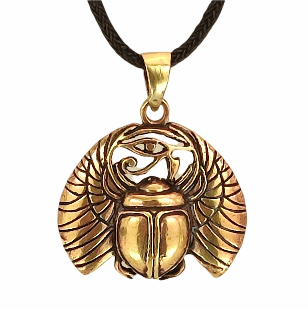 Scarab Beetle Eye Horus Scarabs Lucky Charm Egypt Bronze No.167 - Etsy