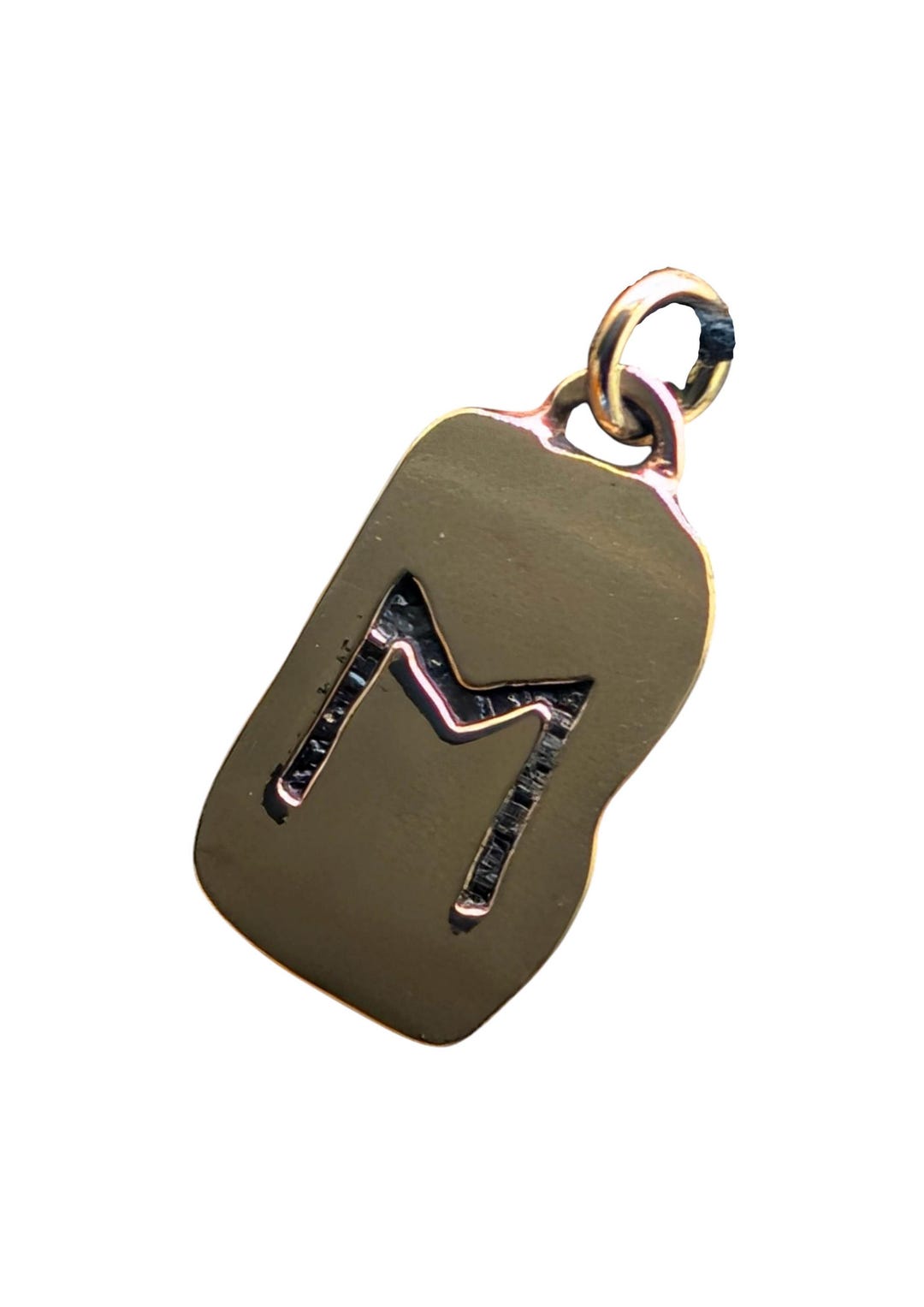 Rune Runic Chain Pendant Bronze Letter E Ehwaz Eh Horse Collaboration ...