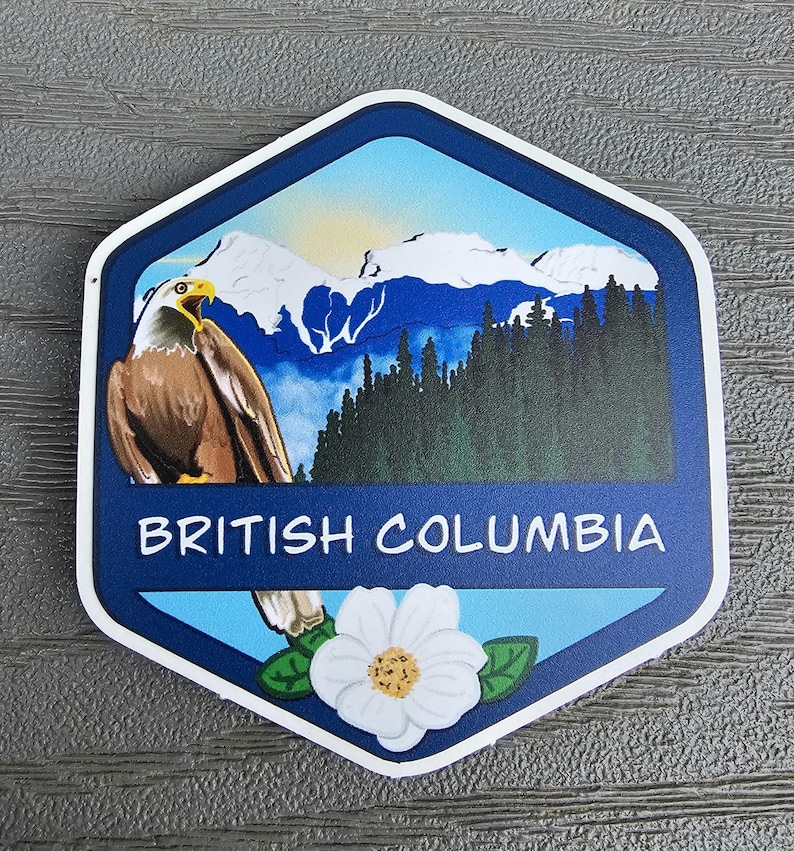 British Columbia Sticker - Etsy
