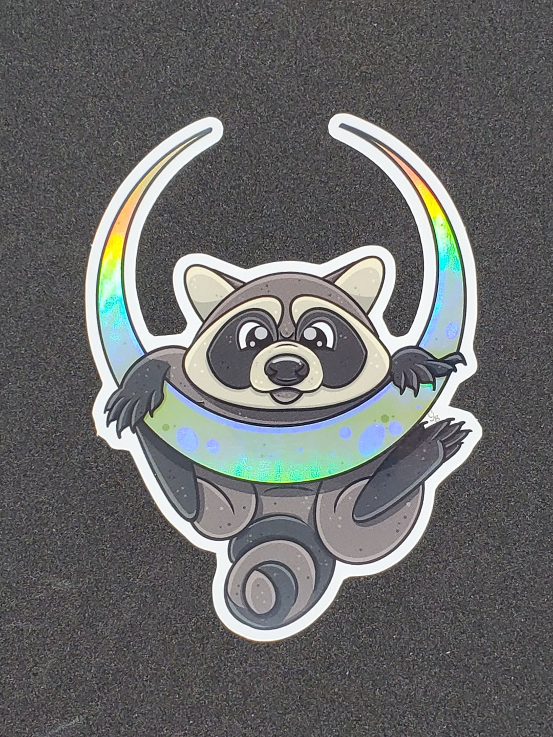 Raccoon Sticker - Etsy