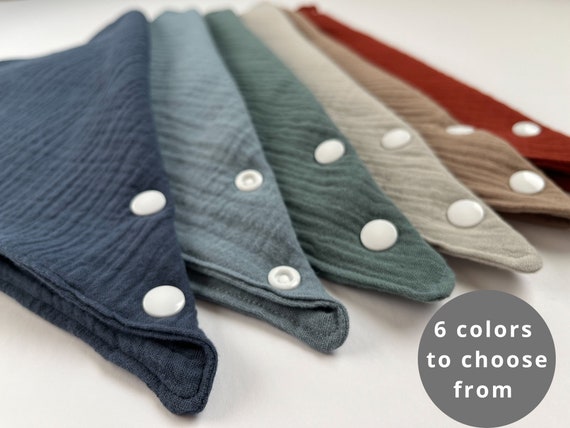 Absorbent Muslin Bandana Bibs for Babies Neutral Baby Bib - Etsy